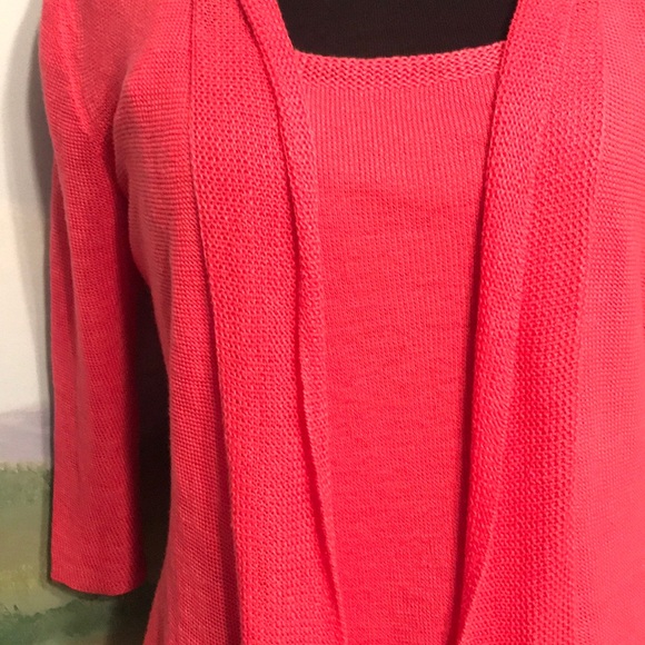 Eileen Fisher | Sweaters | Eileen Fisher Watermelon Pink Cardigan ...